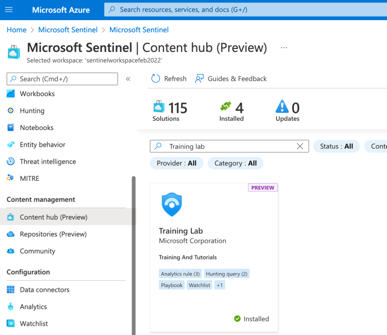 Sorting out the Azure Activity Connector in Microsoft Sentinel – My ...
