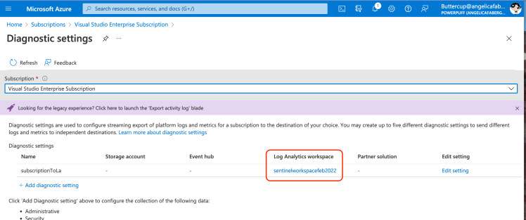 Sorting out the Azure Activity Connector in Microsoft Sentinel – My ...