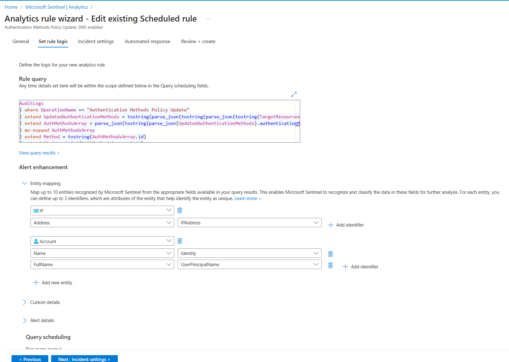 Sentinel alert if SMS is re-enabled – My Faber Security